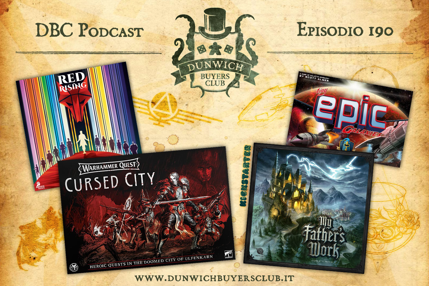Episodio 190 – Red Rising, Warhammer Quest: Cursed City, My Father’s ...